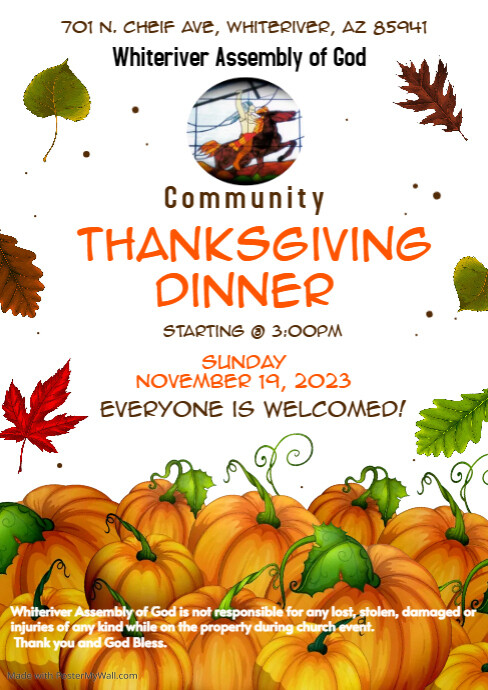 THANKSGIVING POSTER | PosterMyWall