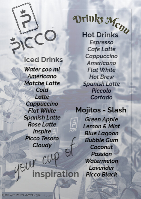 Menus | PosterMyWall