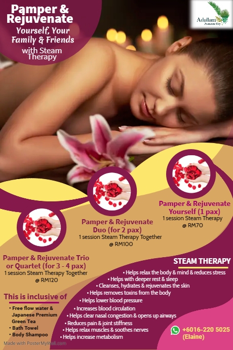 Steam Bath | PosterMyWall