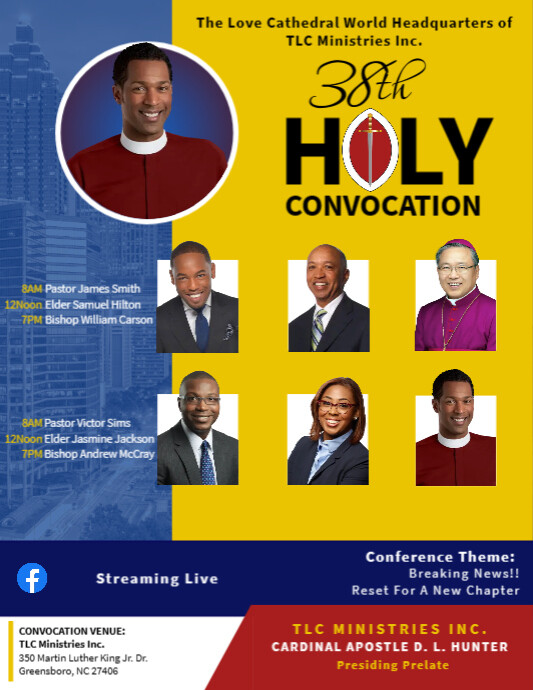 Holy Convocation | PosterMyWall