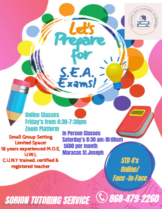 English Tutoring Flyer (2) | PosterMyWall