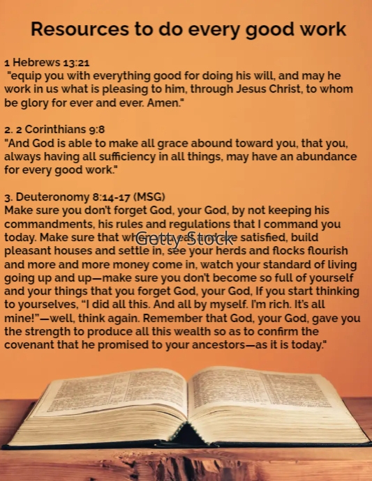 Copy of resources to obtain wealth | PosterMyWall