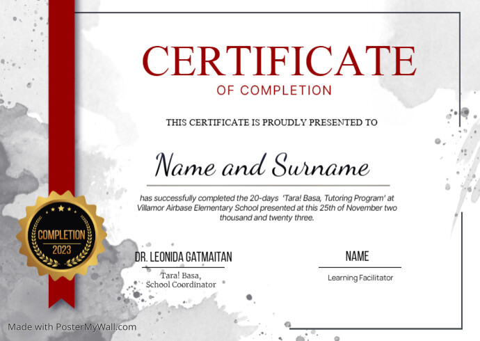 Minimalist Certificate | PosterMyWall