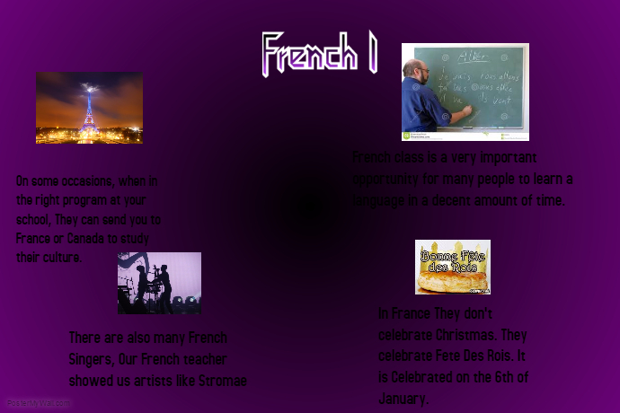 French 1 | PosterMyWall