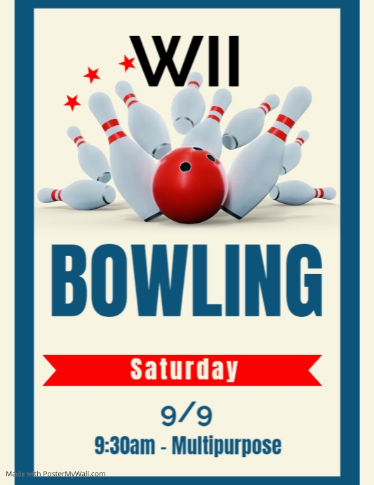 BOWLING POSTER | PosterMyWall