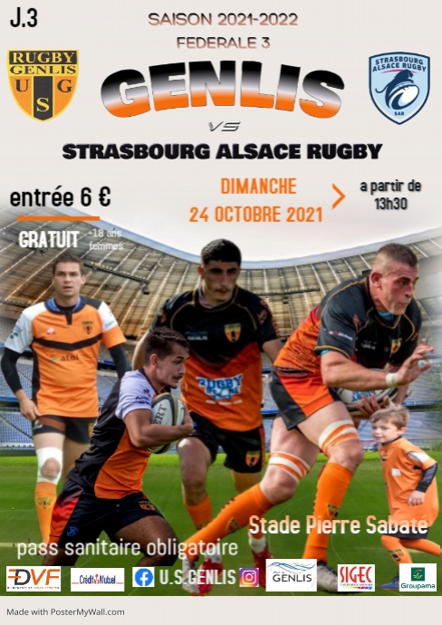 AFFICHE MATCH | PosterMyWall