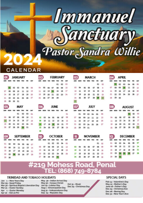 Real Estate Calendar 2024 (2) | PosterMyWall
