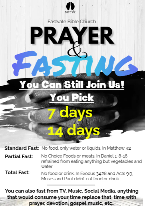 EBC Fasting Flyer 2023 | PosterMyWall