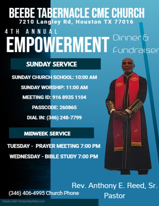 Sunday Service Invited card (1) | PosterMyWall