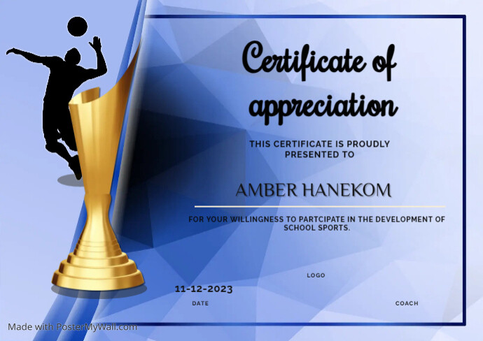 certificate template | PosterMyWall