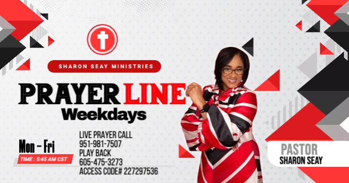 Prayer line Sharon Seay | PosterMyWall