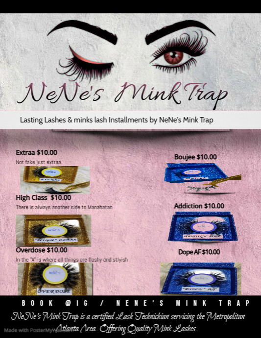 Lash Service | PosterMyWall