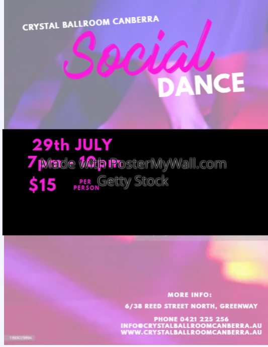 Ballroom Dancing Flyer Design Template | PosterMyWall