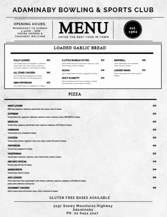 Marble Food Menu Flyer Templates (1) | PosterMyWall