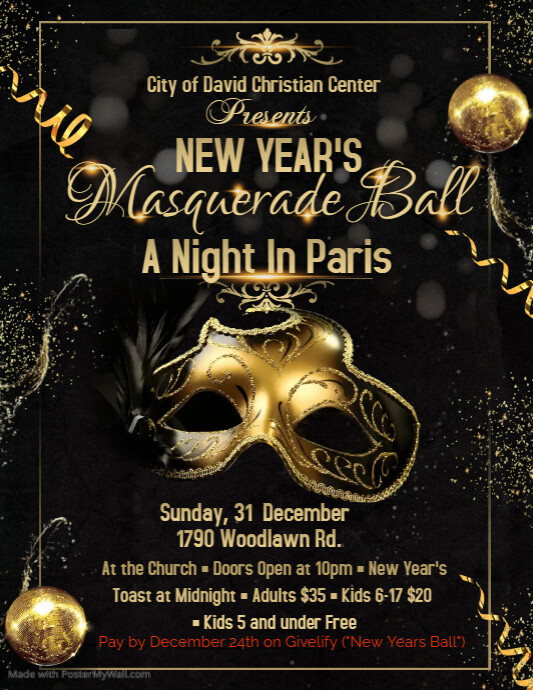 Masquerade Flyer | PosterMyWall