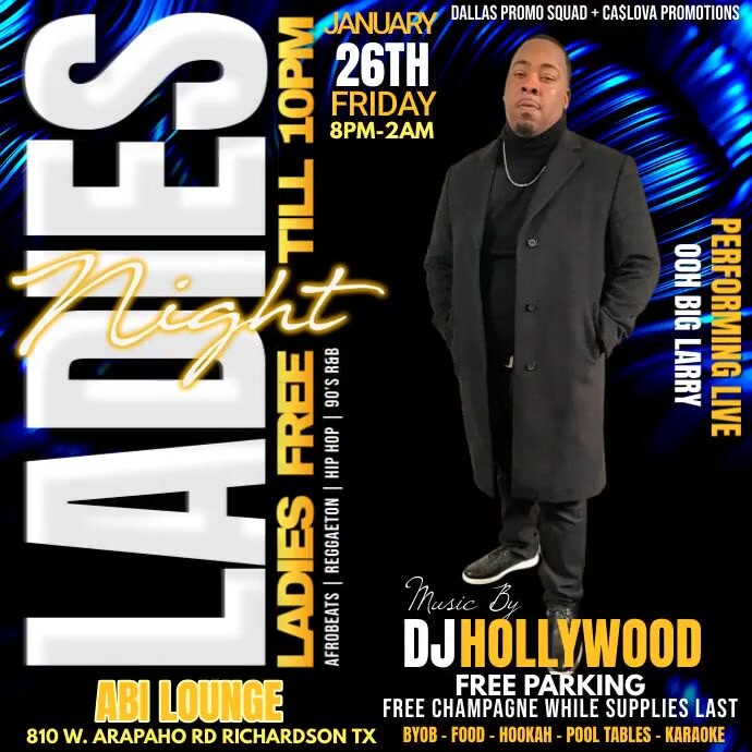 Copy of Blue night club party flyer (2) | PosterMyWall