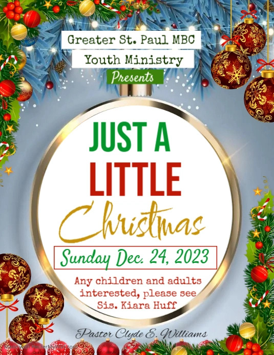 GSP Christmas Program | PosterMyWall