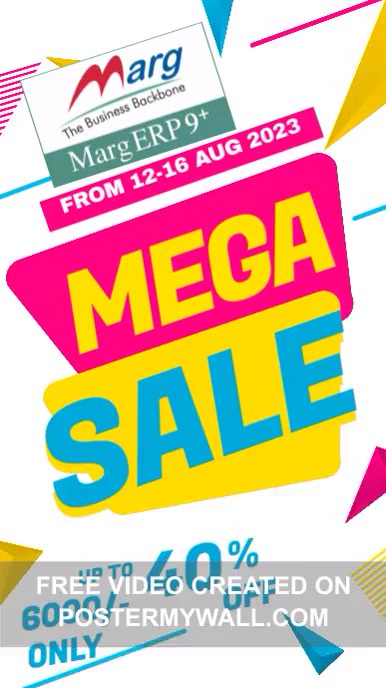 Mega Sale Promotional Video | PosterMyWall