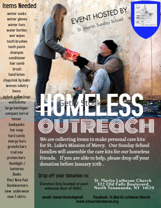 Copy of Copy of Homeless Outreach Christmas Church Flyer | PosterMyWall