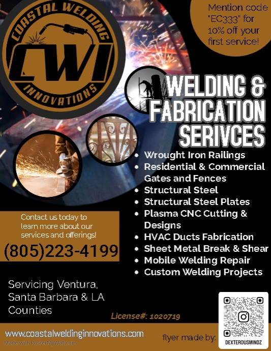 Welding Company Flyer Template | PosterMyWall