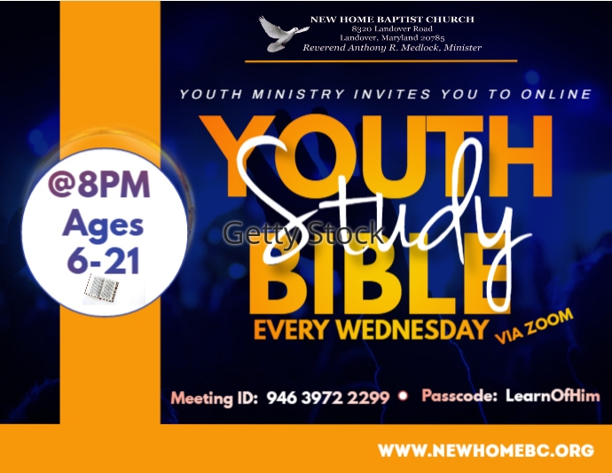 NHBC Youth Bible Study | PosterMyWall