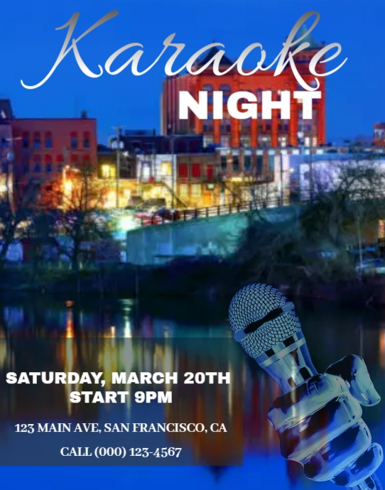 Karaoke Night | PosterMyWall