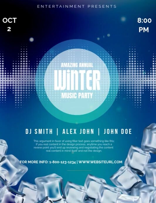 Winter Sales Event Template | PosterMyWall