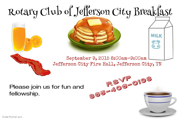 Rotary Breakfast | PosterMyWall
