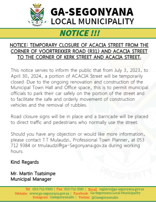 PUBLIC NOTICE - GASEGONYANA (3) | PosterMyWall