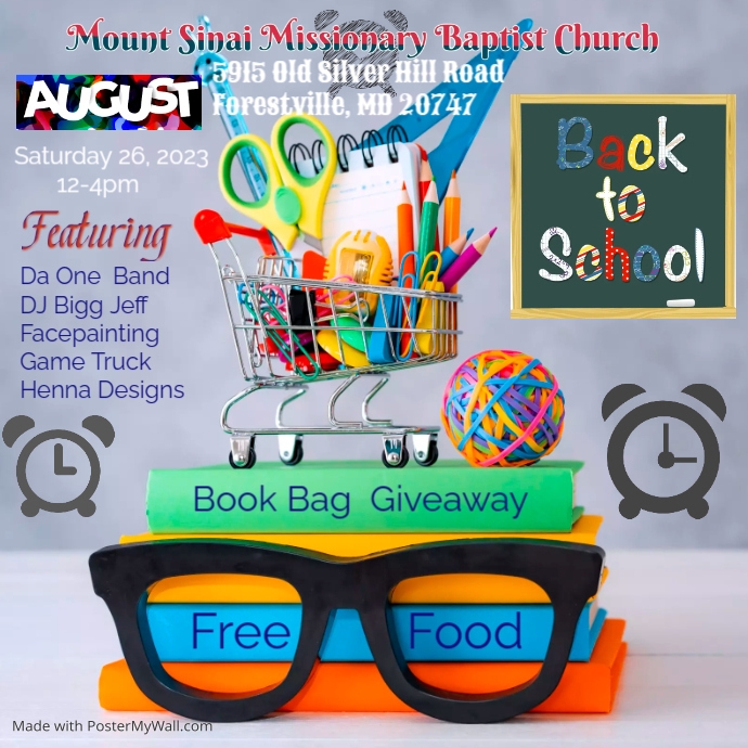 July back to school | PosterMyWall