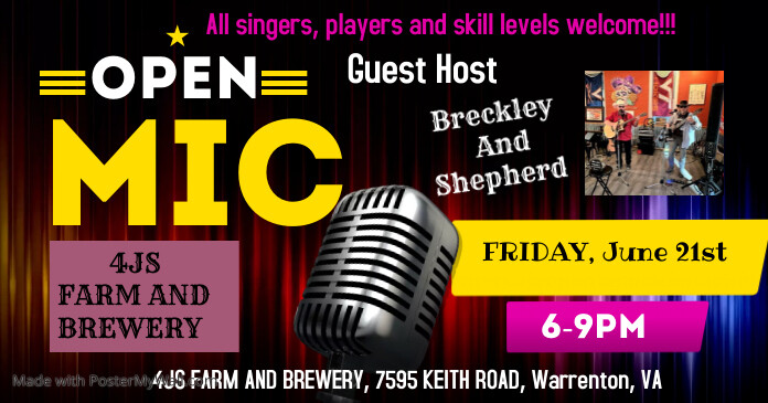 Copy of OPEN MIC NIGHT BANNER | PosterMyWall