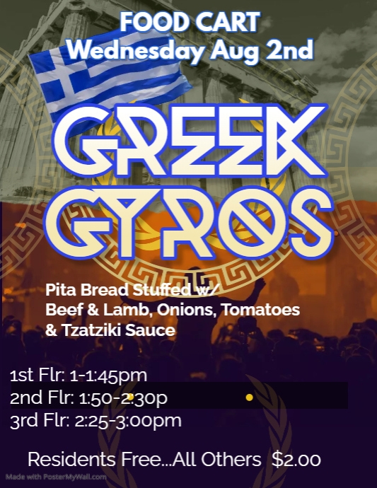 Greek Night Flyer | PosterMyWall