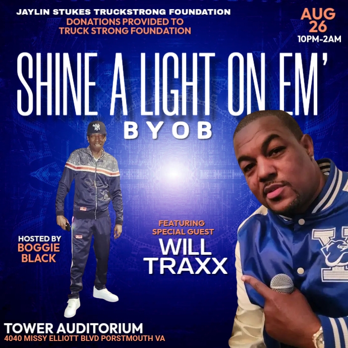 WILL TRAXX BYOB | PosterMyWall