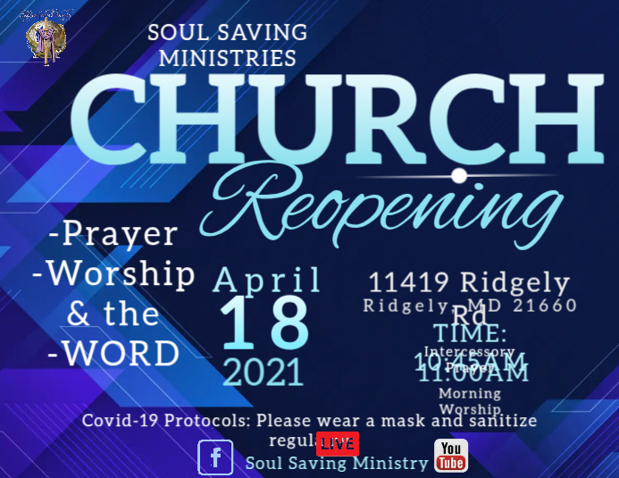 Copy of Church Reopening Flyer Template | PosterMyWall