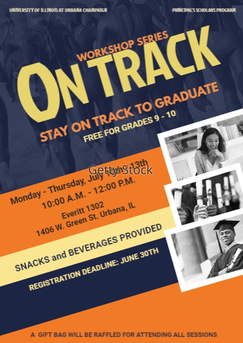 On Track Flyer EHS Session 2 Michael | PosterMyWall