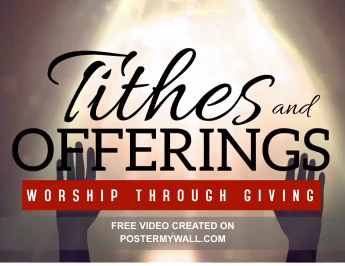Tithes and Offerings | PosterMyWall