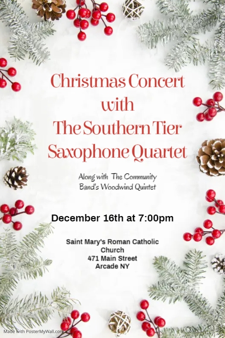 Band Christmas Concert Invite Template | PosterMyWall