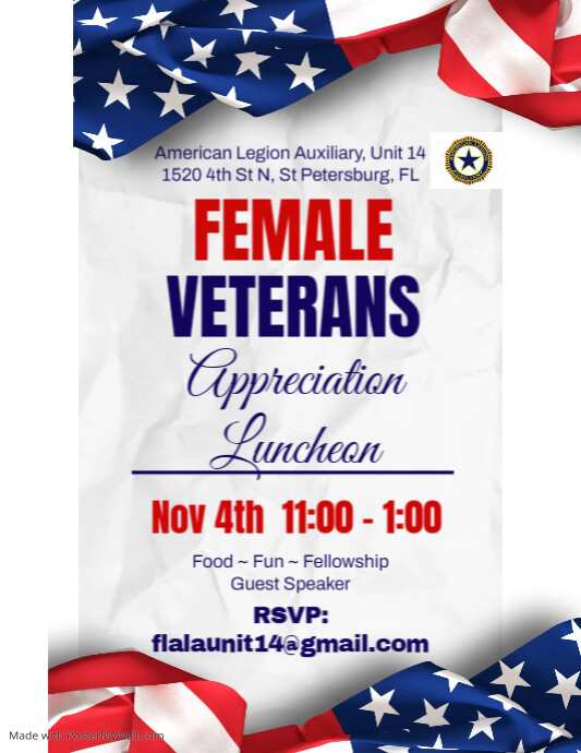 Female Veterans | PosterMyWall