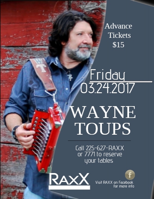 Copy of single singer artist music band concert event flyer template ...