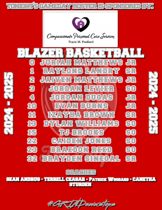 Basketball Roster (2) | PosterMyWall