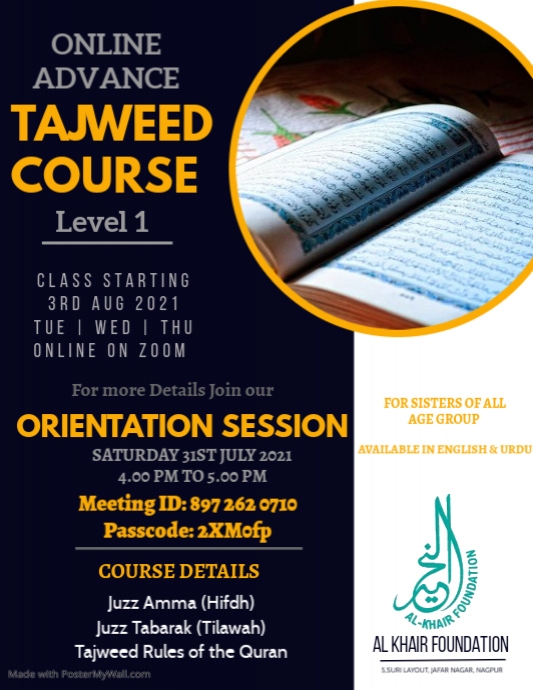 Copy of Copy of Online Quran classes,Quran,ramadan | PosterMyWall