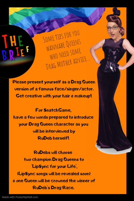 Copy of Copy of Drag Queen Trivia Poster | PosterMyWall