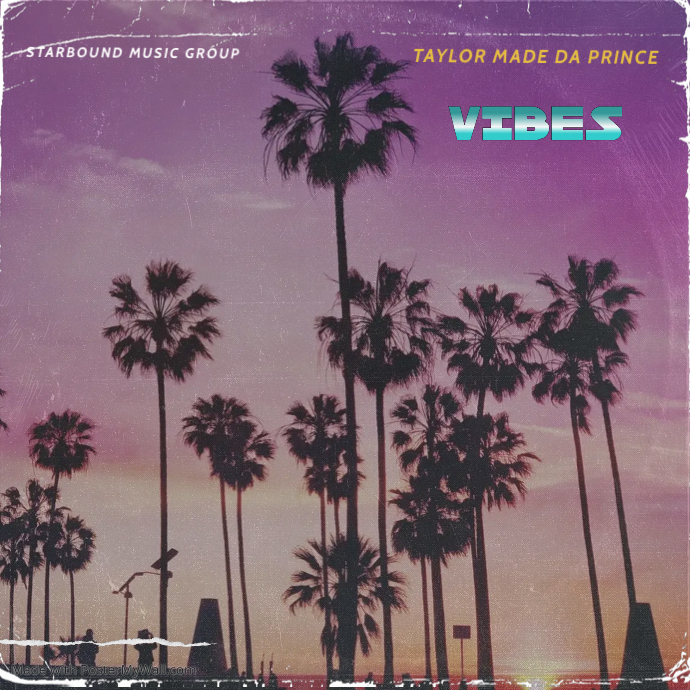 Copy of Miami Beach album cover design template | PosterMyWall