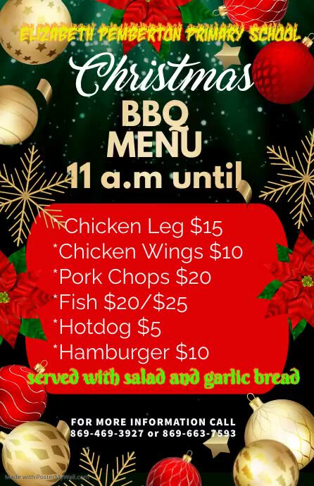 christmas menu video, menu, new year menu | PosterMyWall