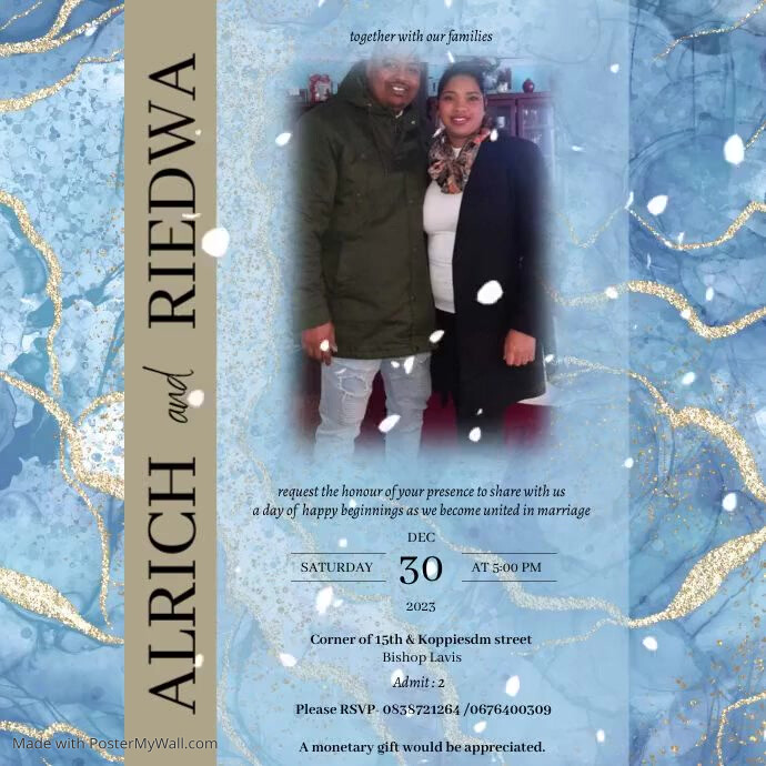 Wedding Invitation Template | PosterMyWall