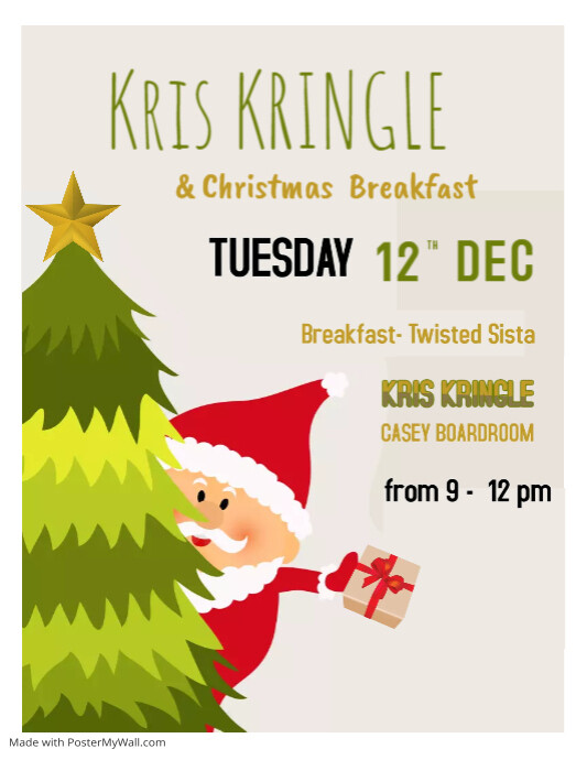Kris Kringle | PosterMyWall