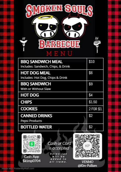 BARBECUE MENU | PosterMyWall
