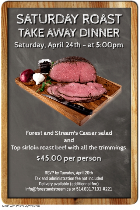 Copy of Sunday Roast Beef Dinner | PosterMyWall