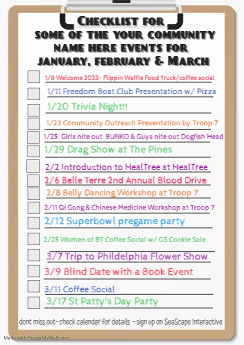 Copy of Copy of Copy of Checklist_notepad_ | PosterMyWall