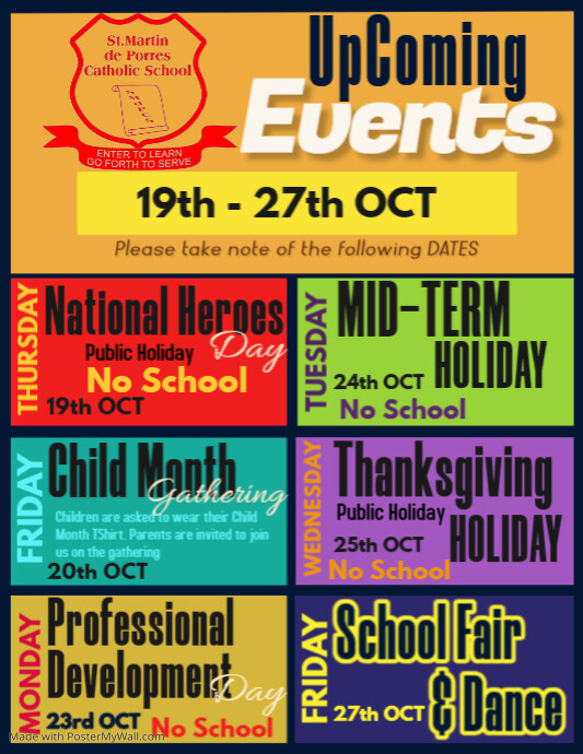 Spirit Week Flyer | PosterMyWall